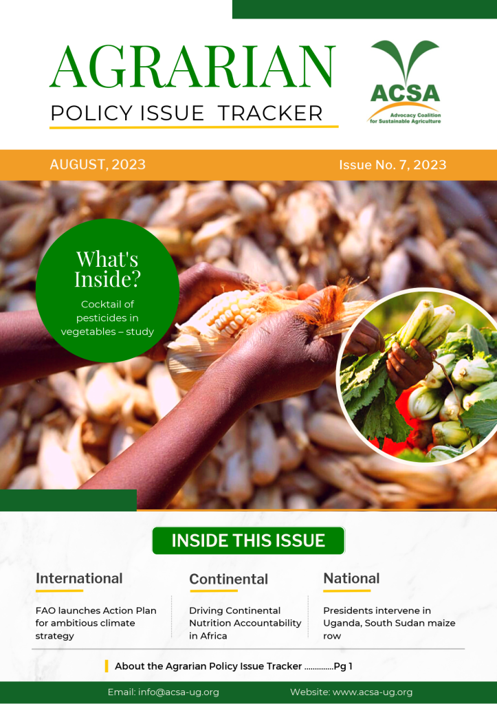 Agrarian Policy Issue Tracker – ACSA Uganda